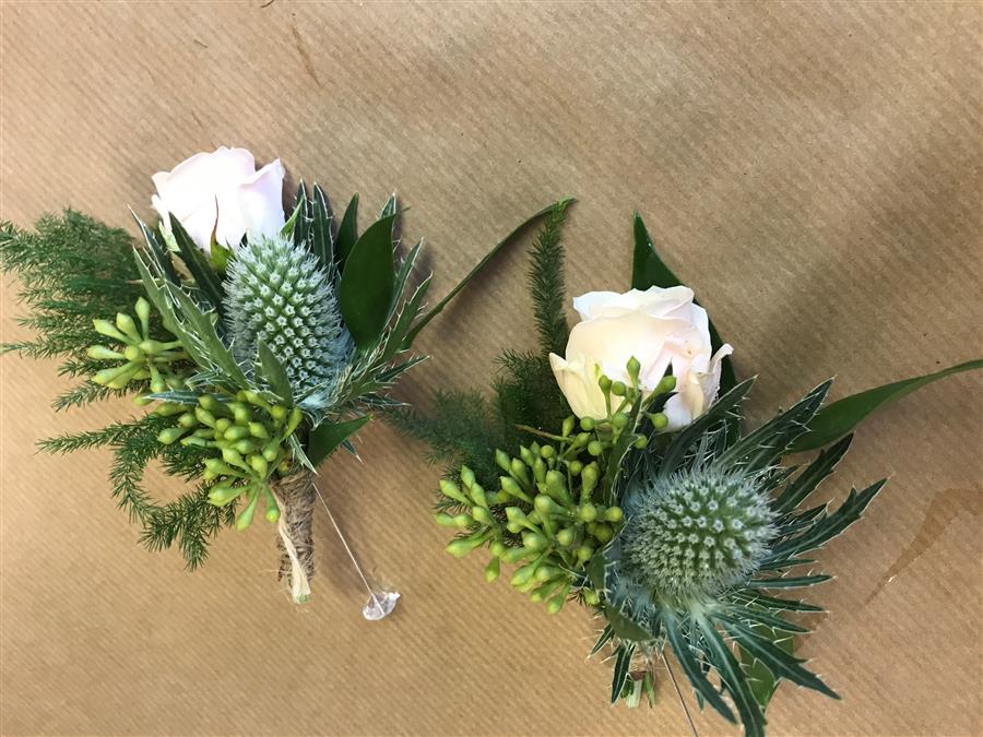 Buttonholes - Garlands Florist Edinburgh